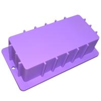 China Craft Silicone Soap Mold Rectangle Handmade Diy Disposable Custom For Cake Making for sale