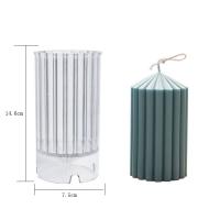 China OEM Silicone Pillar Candle Molds Customized Candle Stick Mold LFGB Certified for sale