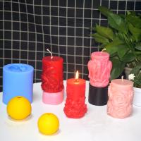 China Customized Silicone Candle Mold Sustainable Disposable 3D Candle Moulds for sale