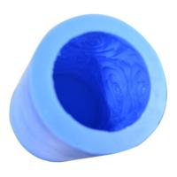 China Food Grade Flower Silicone Candle Mold Cylinder Eco Friendly 3D for sale