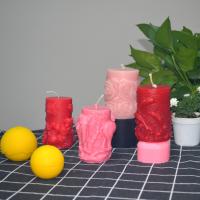 China Food Grade Flower Silicone Candle Mold Cylinder Eco Friendly 3D for sale