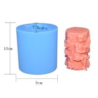 China Handmade Silicone Candle Mold 3D Eco Friendly Customized for sale