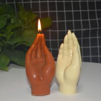 China Food Grade Custom Silicone Candle Mold Finger Shape For Candles Making for sale