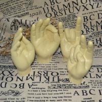 China Food Grade Custom Silicone Candle Mold Finger Shape For Candles Making for sale