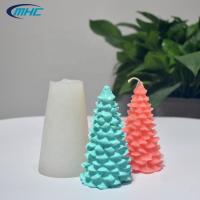 China Reusable Silicone Candle Mold Pine Shape Customized For Cake Decorating for sale