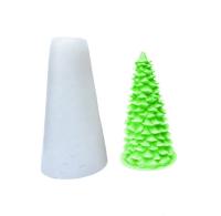 China Reusable Silicone Candle Mold Pine Shape Customized For Cake Decorating for sale