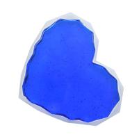 China Eco Friendly Silicone Resin Mold Heart Shape Silicone Coaster Mold For Resin Epoxy for sale