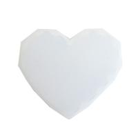 China Eco Friendly Silicone Resin Mold Heart Shape Silicone Coaster Mold For Resin Epoxy for sale