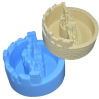 China Sustainable Epoxy Silicone Resin Mold Tray Handmade Diy Ashtray Shape for sale