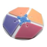 China Epoxy Resin Diy Silicone Resin Mold Multi Colors Handmade Cup Mat Customized for sale