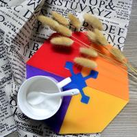China Epoxy Resin Diy Silicone Resin Mold Multi Colors Handmade Cup Mat Customized for sale