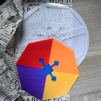 China Epoxy Resin Diy Silicone Resin Mold Multi Colors Handmade Cup Mat Customized for sale