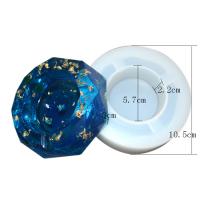 China Home Decoration Silicone Resin Mold Sustainable Resin Art Molds Ashtray Shape for sale