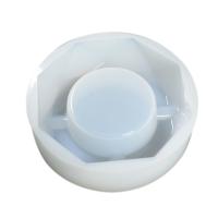 China Home Decoration Silicone Resin Mold Sustainable Resin Art Molds Ashtray Shape for sale