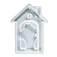 China House Shape Tray Silicone Resin Mold Para Resin Epoxy For Craft Projects for sale