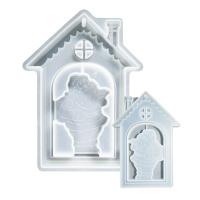 China House Shape Tray Silicone Resin Mold Para Resin Epoxy For Craft Projects for sale