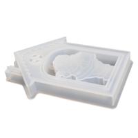 China House Shape Tray Silicone Resin Mold Para Resin Epoxy For Craft Projects for sale