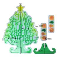 China DIY 3D Christmas Tree Silicone Mold Festival Decoration For Jewelry Making for sale
