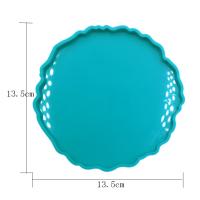 China Flexible Silicone Resin Mold Irregular Shape Epoxy Resin Coaster for sale