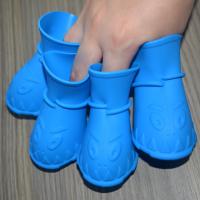 China Customized Shape Silicone Pet Supplies Stocked Sustainable Silicone Dog Shoes for sale