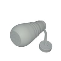 China Grey Silicone Collapsible Drinking Bottle Outdoor Sports Folding 500ml Water Bottle for sale