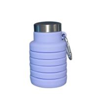 China High Quality Eco-friendly Sports 335ml Silicone Collapsible Water Bottle for sale