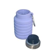 China High Quality Eco-friendly Sports 335ml Silicone Collapsible Water Bottle for sale