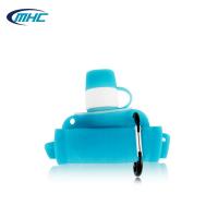 China Silicone Bag Pouch Hiking Customized Double Sealing Collapsible 500ml Drinking Water for sale
