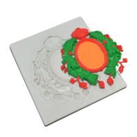 China Mirror Shape Silicone Shaped Baking Molds Diy Handmade Cake Fondant Customized for sale