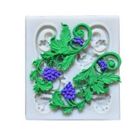 China Silicone Baking Tools And Utensils Moulds Grape Branch Shape For Cake Decorating for sale