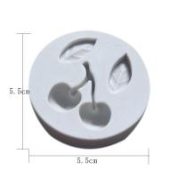 China Cherry Silicone Baking Moulds Bakeware Household Fondant For Cake Decoration for sale