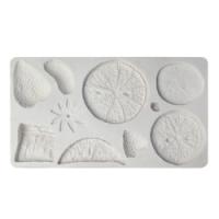 China Personalized Silicone Baking Tools Set Fruit Pattern Fondant Mat Cake Decorating for sale