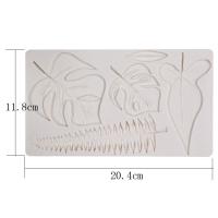 China Silicone Baking Utensils Cake Decoration Tool Leaf Shape Silicon Molds Fondant Cake Decoration for sale