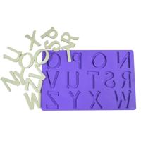 China Silicone Baking Utensils Customized Cake Decoration Tools Alphabet Shape Mold For Fondant for sale
