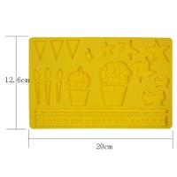 China Multi Layer Silicone Baking Utensils Birthday Wedding Fondant Molds For Cake for sale