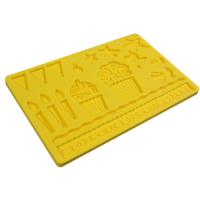 China Multi Layer Silicone Baking Utensils Birthday Wedding Fondant Molds For Cake for sale