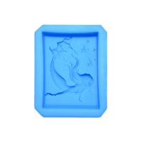 China Silicone Baking Utensils Diy Handmade 3d Model Mermaid Shaped Logo Molds Silicone Fondant for sale