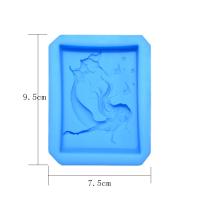 China Silicone Baking Utensils Diy Handmade 3d Model Mermaid Shaped Logo Molds Silicone Fondant for sale