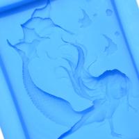 China Silicone Baking Utensils Diy Handmade 3d Model Mermaid Shaped Logo Molds Silicone Fondant for sale