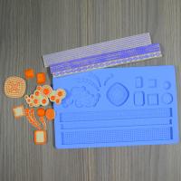 China Silicone Baking Utensils Custom Size Non-Slip Baking Mats Silicone Furniture Fondant Molds Mat for sale