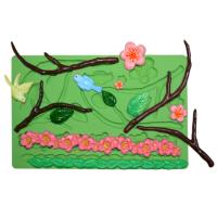 China Non Slip Rectangle Fondant Baking Mat Cake Furniture Molds Sustainable for sale