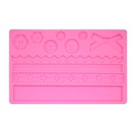 China Cupcake Silicone Baking Utensils Diy Fondant Lace Moulds For Cake Decorating for sale