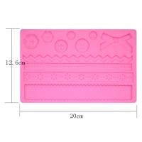 China Cupcake Silicone Baking Utensils Diy Fondant Lace Moulds For Cake Decorating for sale
