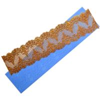 China Custom Logo Silicone Baking Utensils Exquisite Lace Molds For Cake Decorating for sale