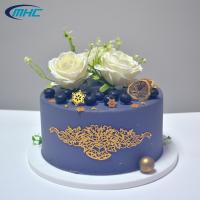 China Edible Flexible Silicone Baking Utensils Cake Lace Mats Disposable Customized for sale