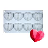 China Heart Shape 3d Cake Mould Customized Food Grade Diy Handmade for sale