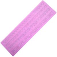 China OEM / ODM Silicone Cute Cake Lace Mat , Silicone Lace Mats For Cake for sale