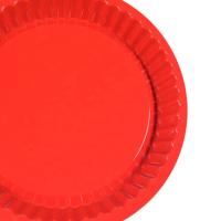 China 4-9 Inch Non Stick Microwave Safe Rubber Silicone Pizza Pan Food Grade for sale