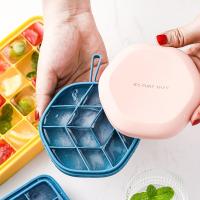 China Food Grade Silicone Ice Mold Sustainable Diamond Shape Silicone Ice Cube Trays for sale