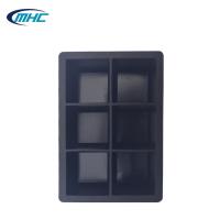 China 6 Cavities Silicone Ice Mold Stocked Ball Shaped Ice Cube Tray Customized for sale